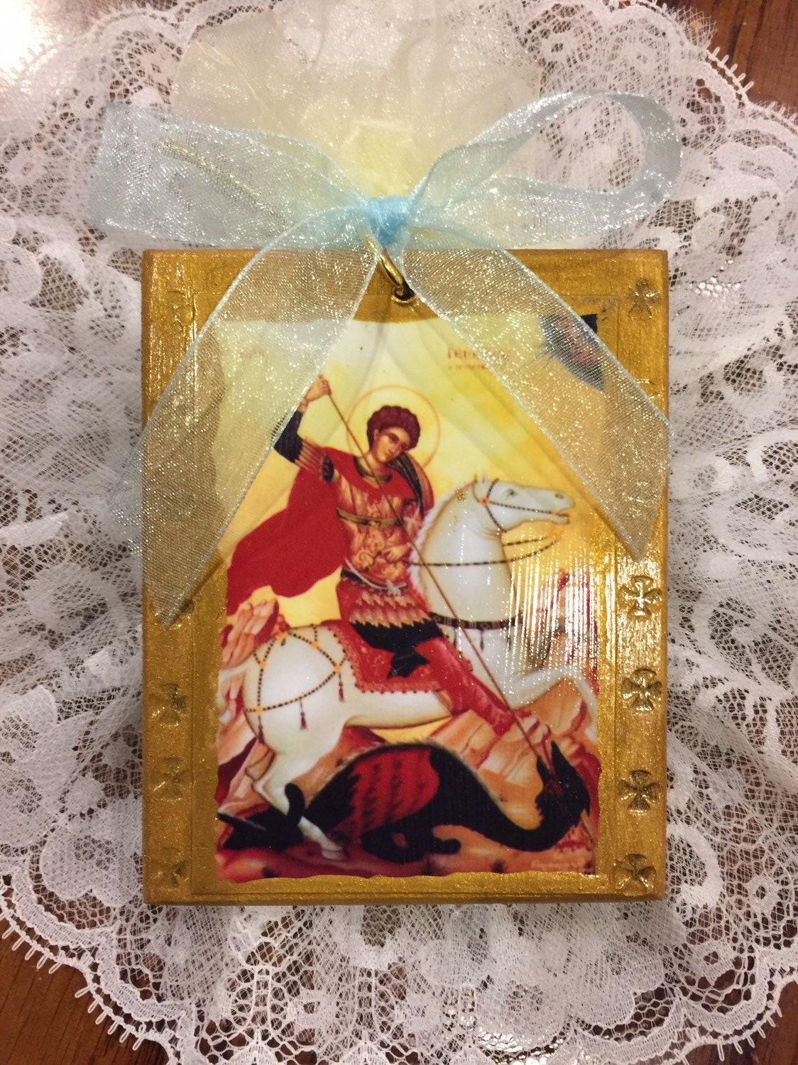 10 Icon Favors Saint George Icon Religious Favors Greek | Etsy