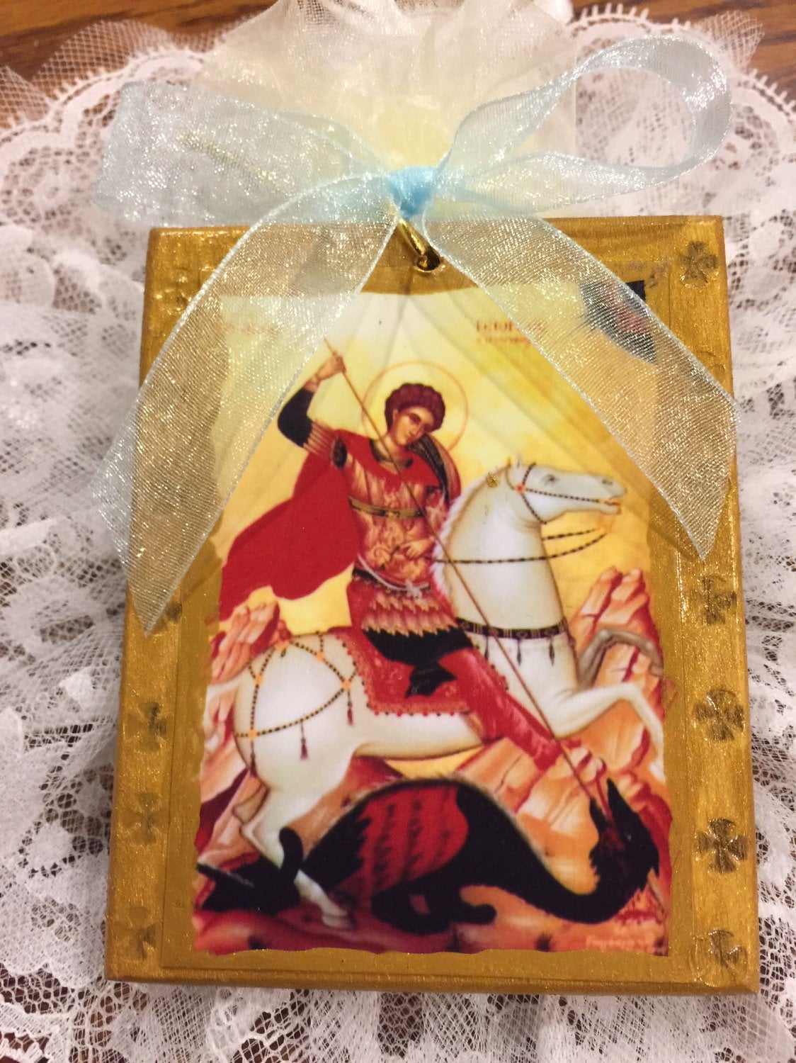 10 Icon Favors Saint George Icon Religious Favors Greek | Etsy