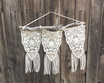 Crochet wall decor | Etsy