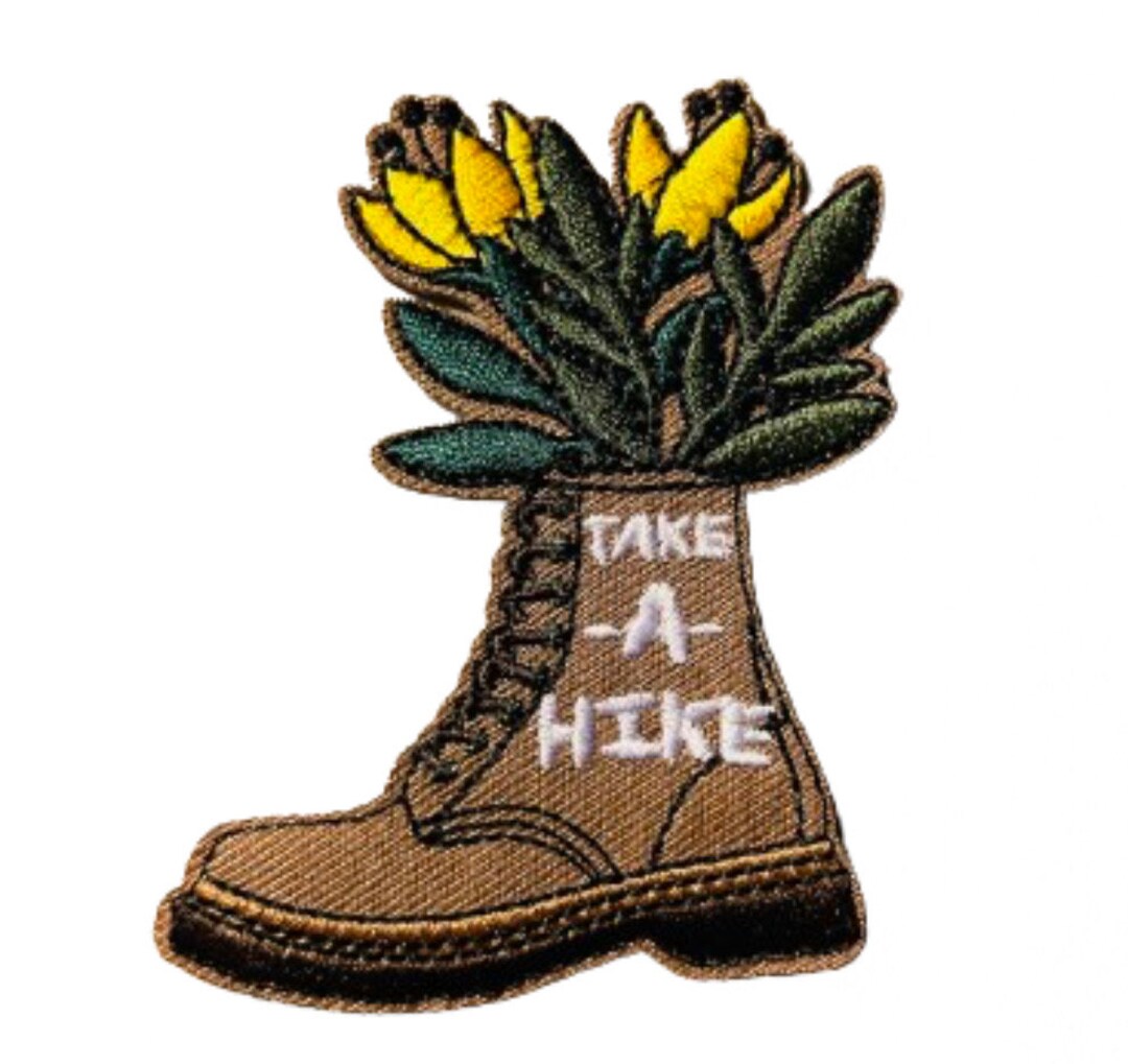 Take a Hike Patch Iron on Ready Patch Embroidered Filler Patch Hat Bar ...