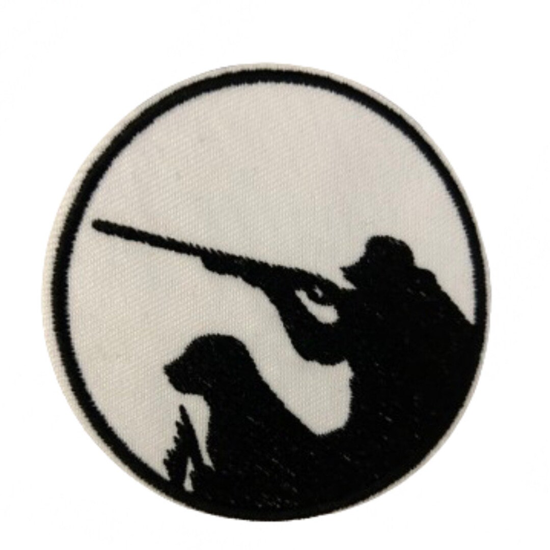 Hunting Patch Iron on Ready Patch Huntint Dog Embroidered Filler Patch ...