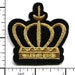 Gold Crown Patch Iron on Ready Patch Embroidered Filler Patch Hat Bar ...