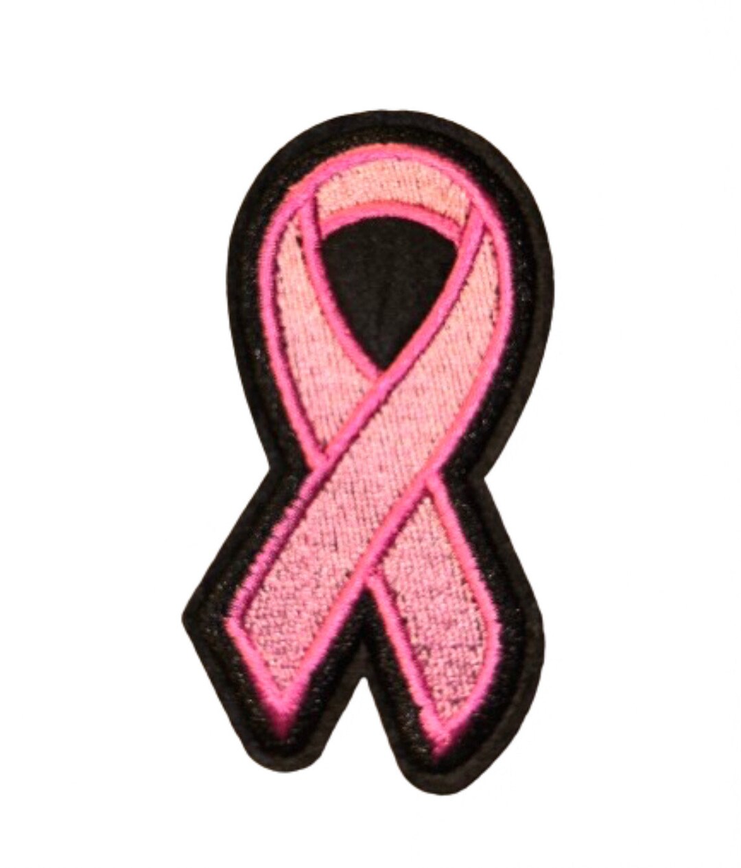 Breast Cancer Ribbon Patch Iron on Embroidered Pink Ribbob Fight Like A ...