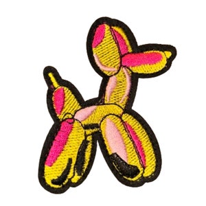 Balloon Dog Patch Iron on Embroidered Patch Hat Bar Filler Patch Blow up Balloons Pick Your ...