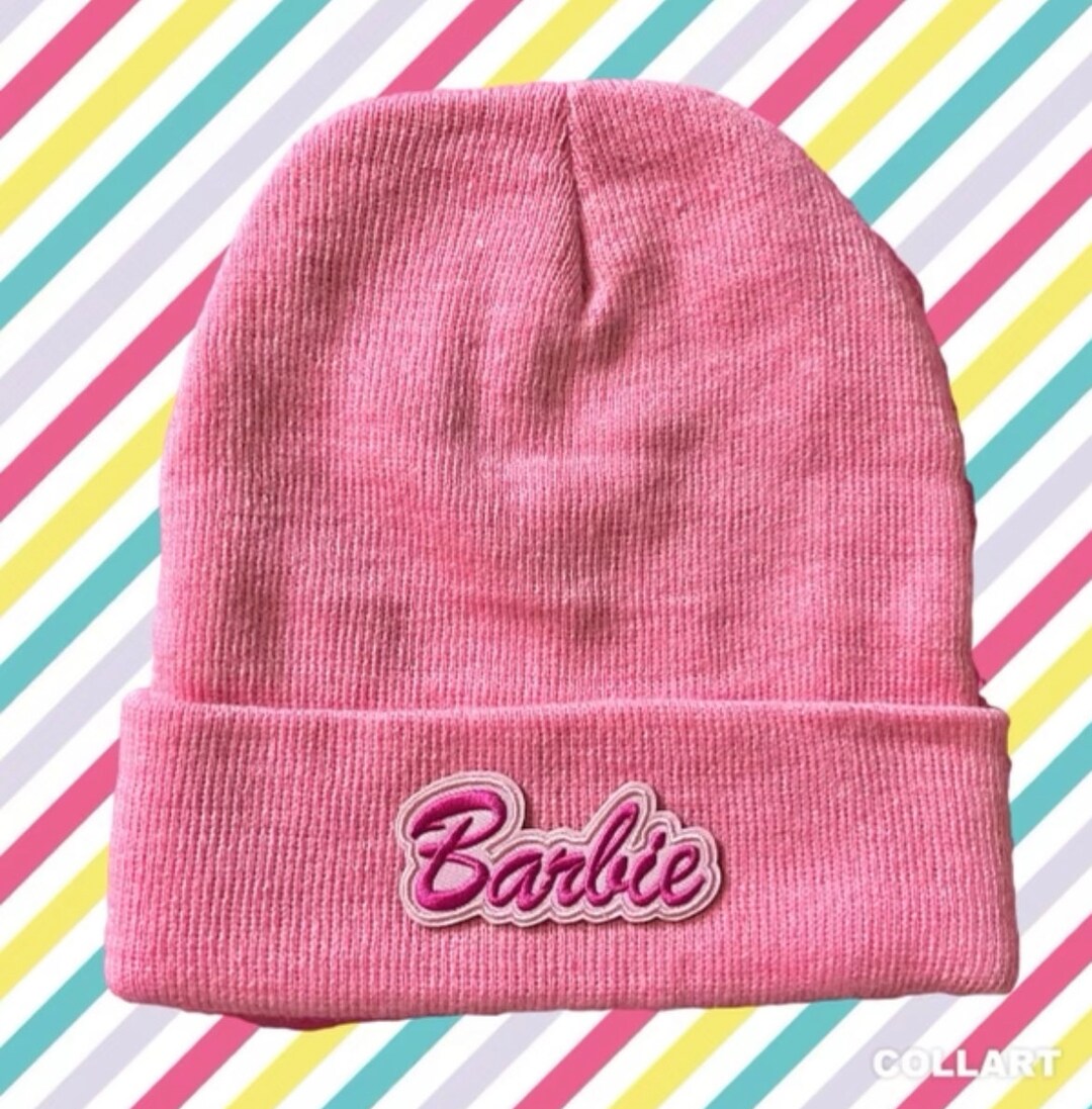 BARBIE Hat Beanie Barbie Winter Hat Toboggan Brand New Movie - Etsy
