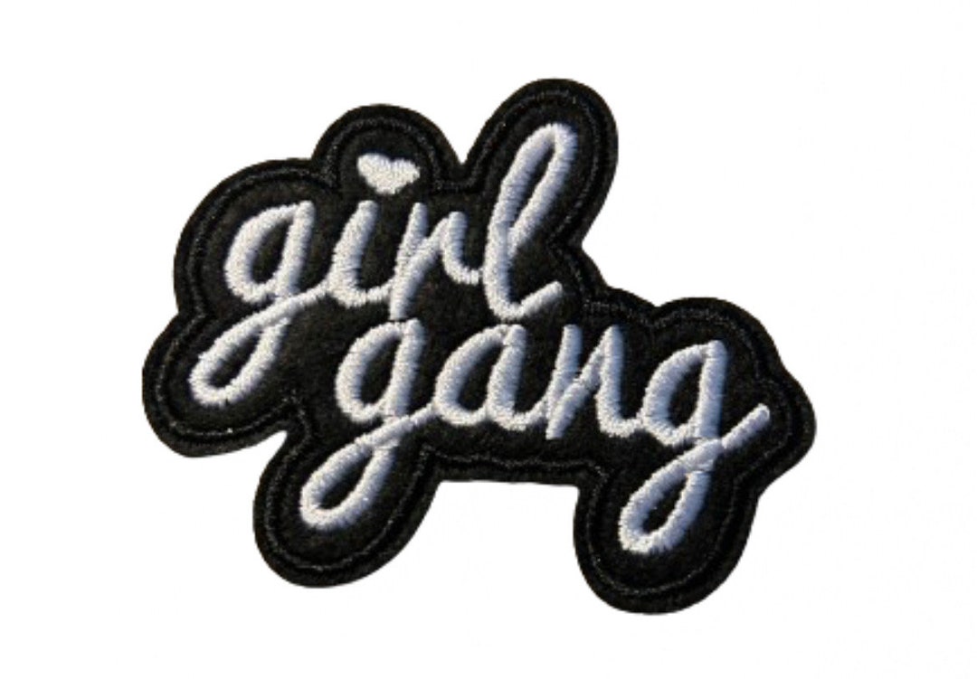 Girl Gang Patch Iron on Ready Patch Embroidered Filler Patch Hat Bar ...