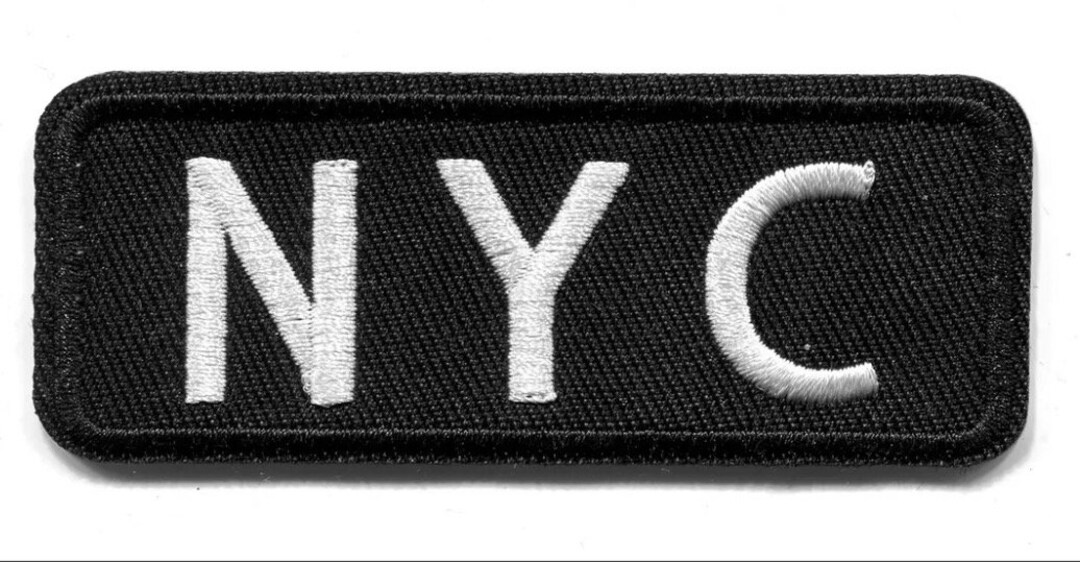 NYC Patch Iron on Ready Patch Embroidered Filler Patch Hat Bar Taxi NYC ...