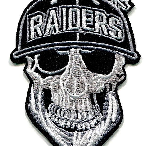 Raiders Skull Logo - Etsy