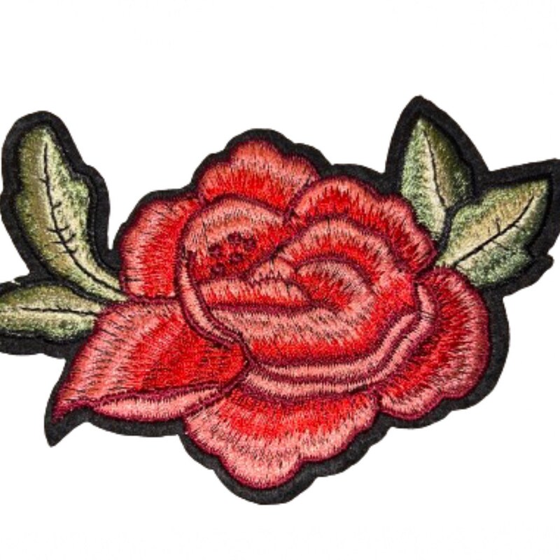 Rose Patch Iron On - Etsy