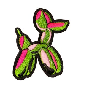 Balloon Dog Patch Iron on Embroidered Patch Hat Bar Filler Patch Blow up Balloons Pick Your ...