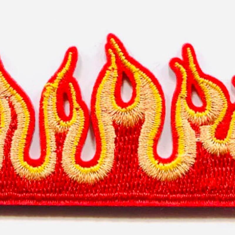 Flame Patch - Etsy