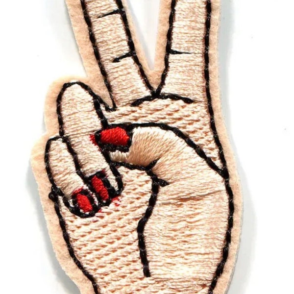 Peace Sign Patch - Etsy
