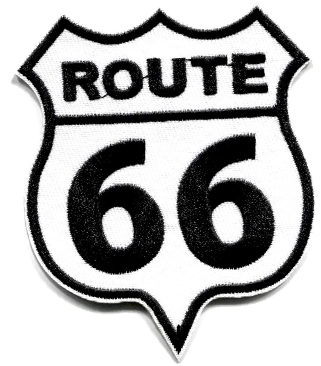 ROUTE 66 Patch Iron on Patch Sign Brand New Embroidered High Quality ...
