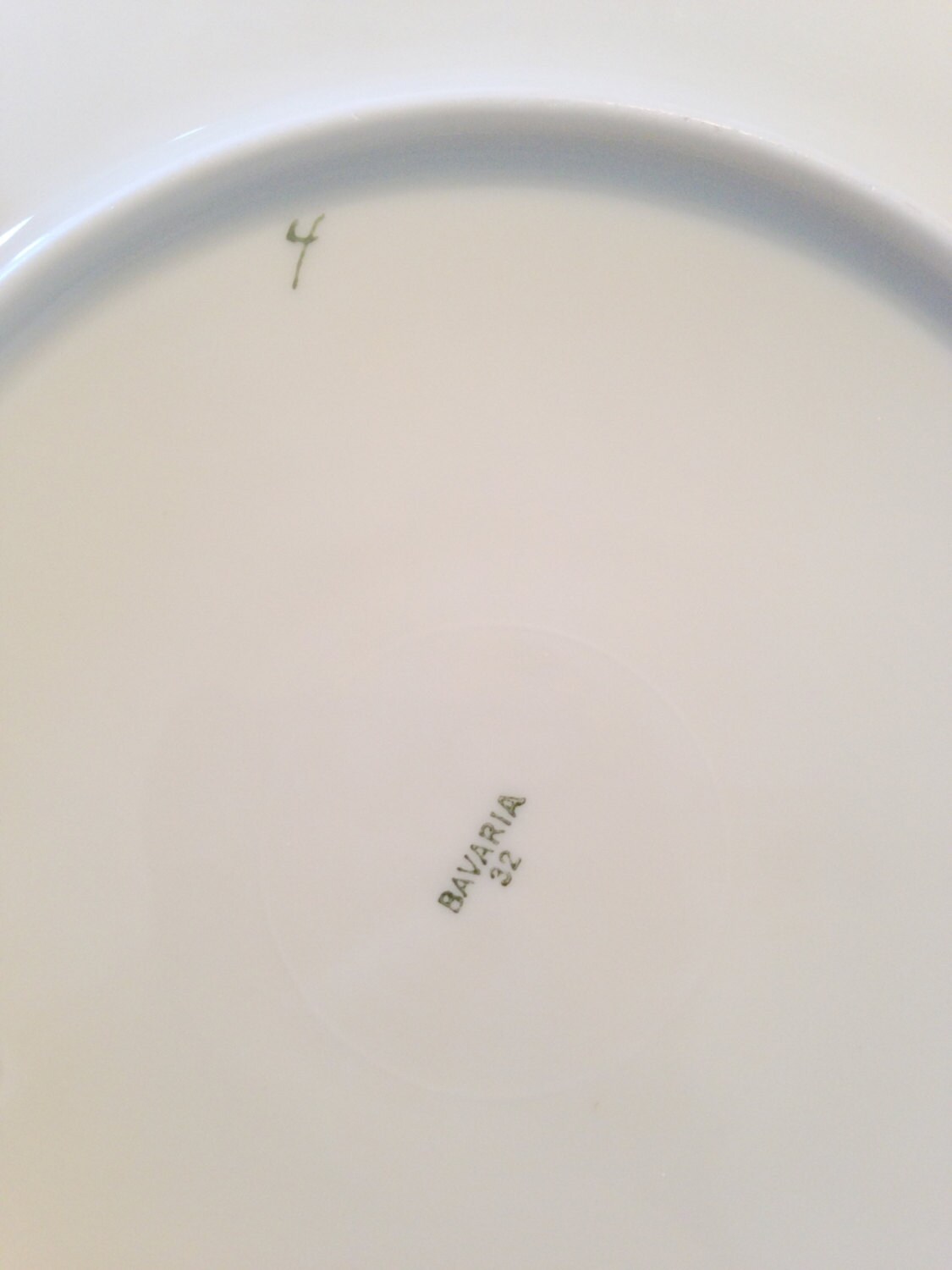 Flower Bouquets: Vintage German Bavaria Cupcake Stand or Cake Plate ...