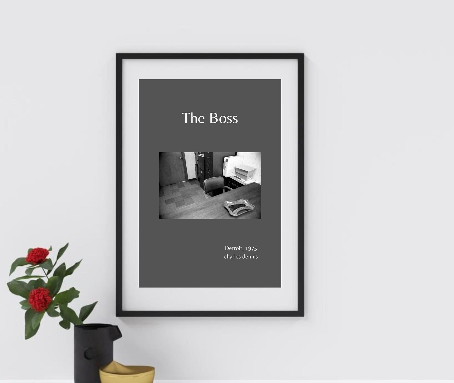 The Boss Detroit 1975 Vintage Black and White Photography - Etsy