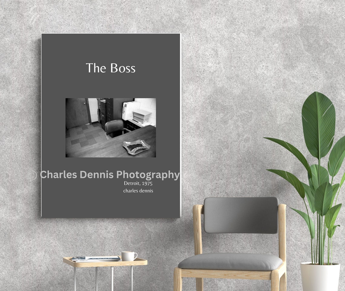 The Boss, Detroit 1975 Vintage Black and White Photography Black and ...