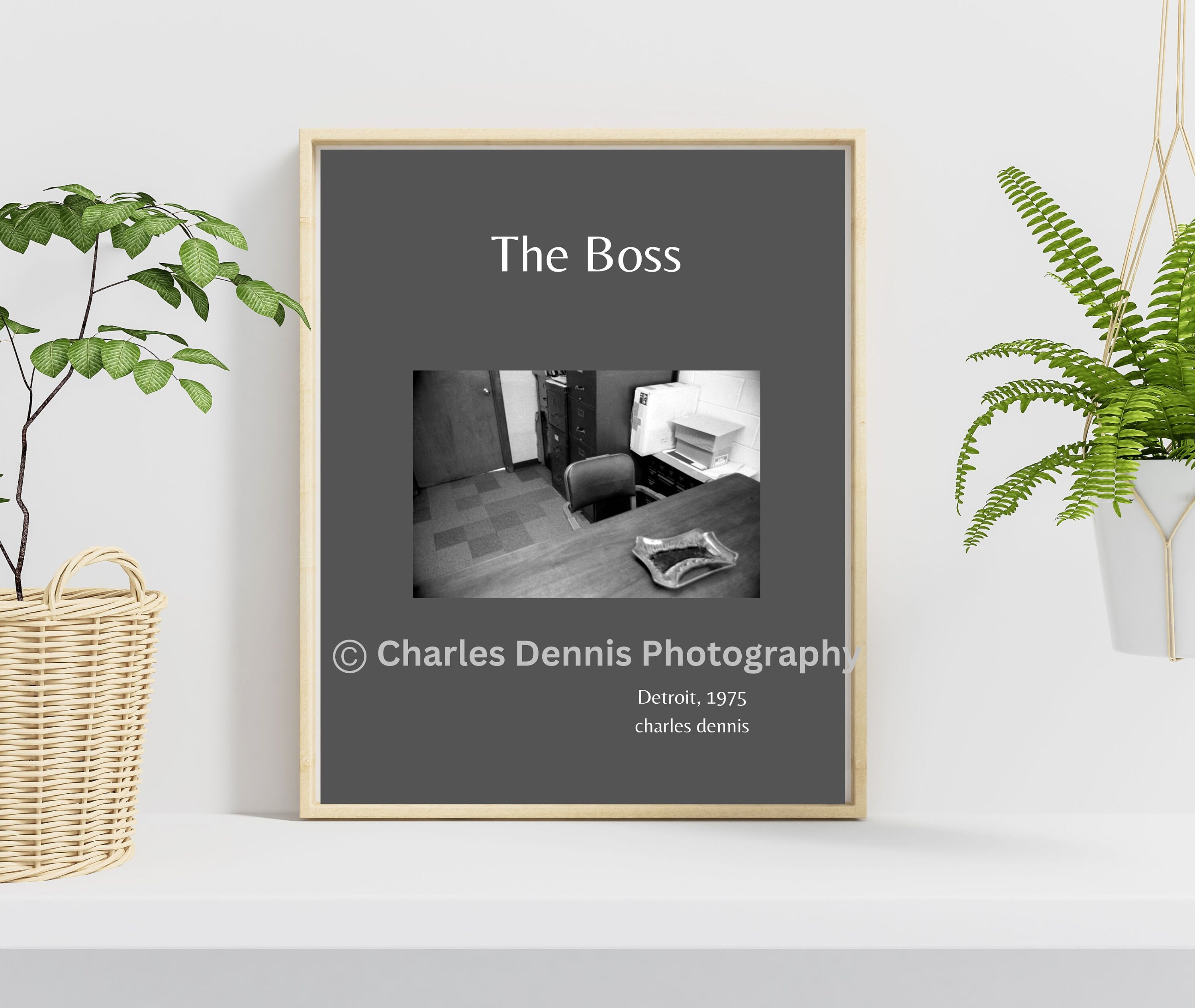 The Boss, Detroit 1975 Vintage Black and White Photography Black and ...