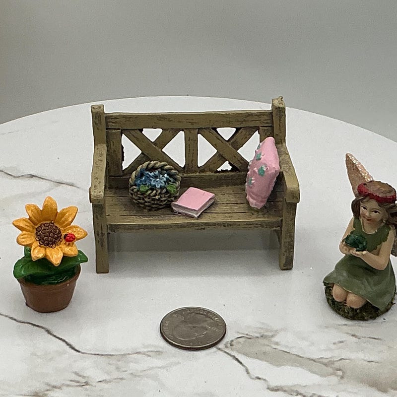 Fairy Garden Bench - Etsy