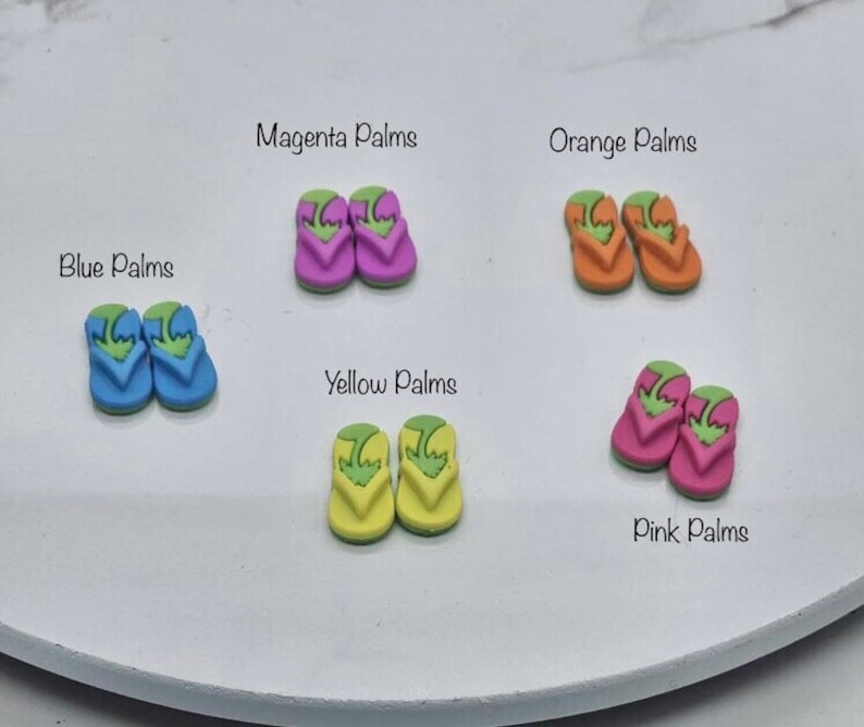 One Pair Dollhouse Miniature Flip Flops I Miniature Doll Shoes I ...
