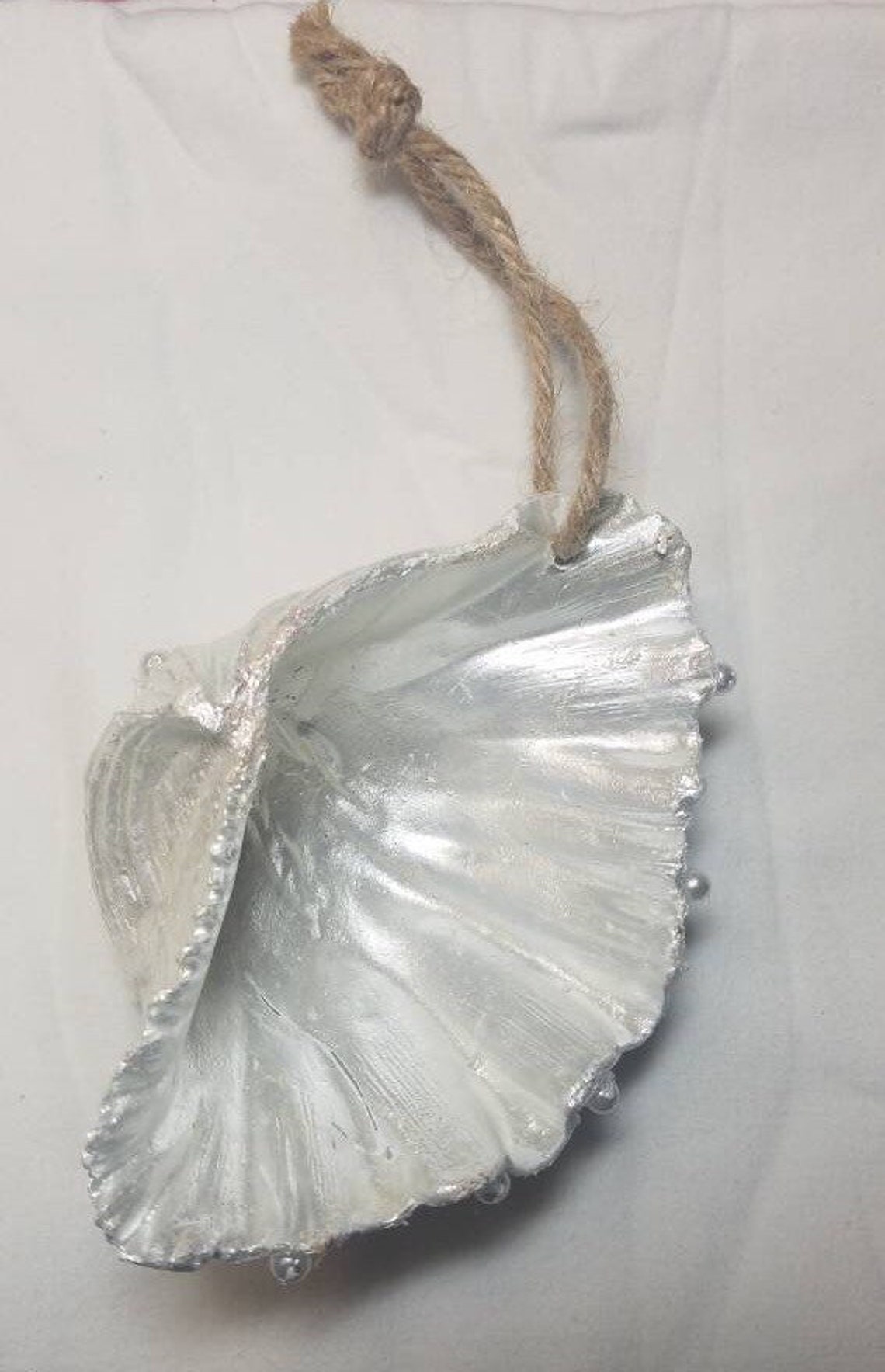 Bear Claw Shell Ornament, Faux Seashell Ornament, Bearclaw Ornament ...