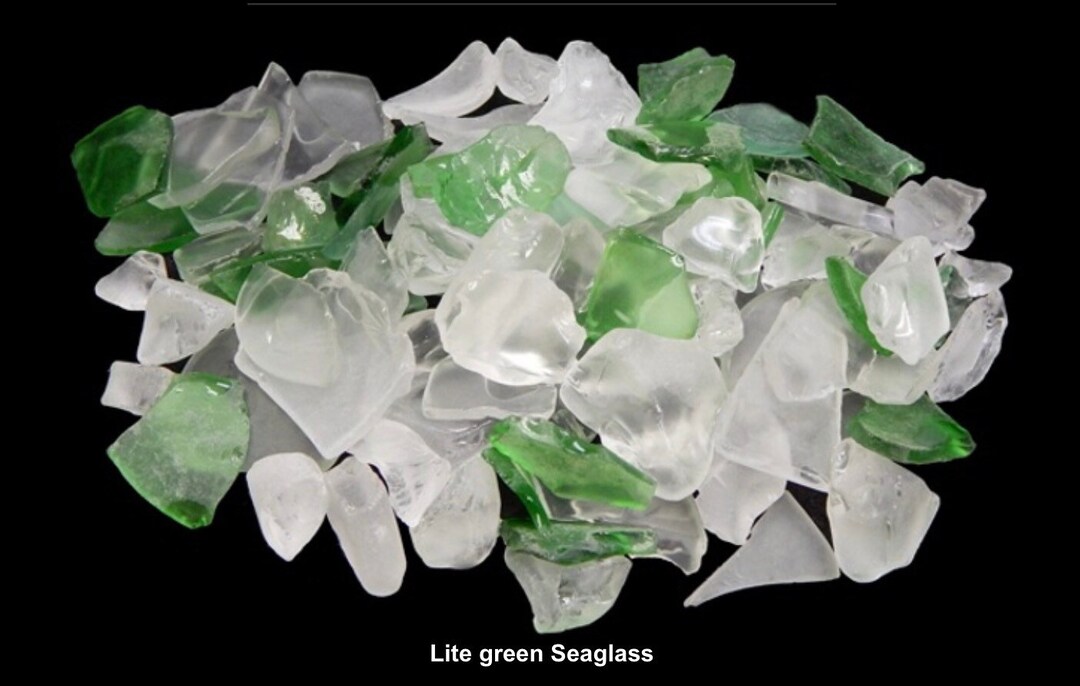 Sea Glass | Tumbled Glass | Frosted Craft Sea Glass | DIY Crafts | 8 Oz ...