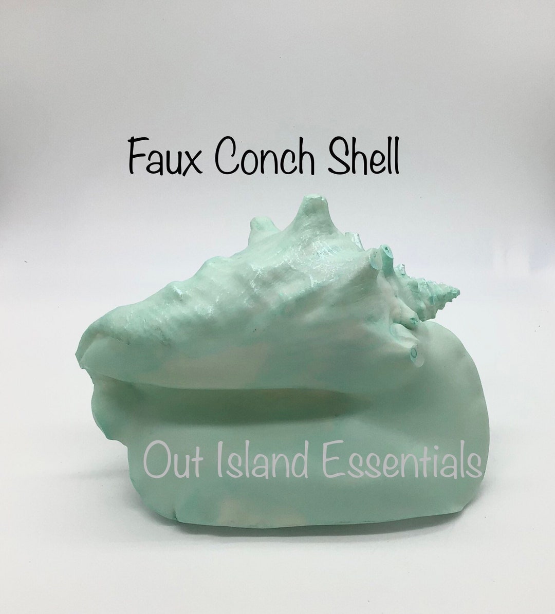 Resin Conch Shell I Resin Seashells I Eco-friendly Seashells I Faux ...