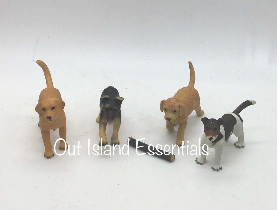 Miniature Family Dogs I Dollhouse Miniature Pet I Miniature Furry Pets ...