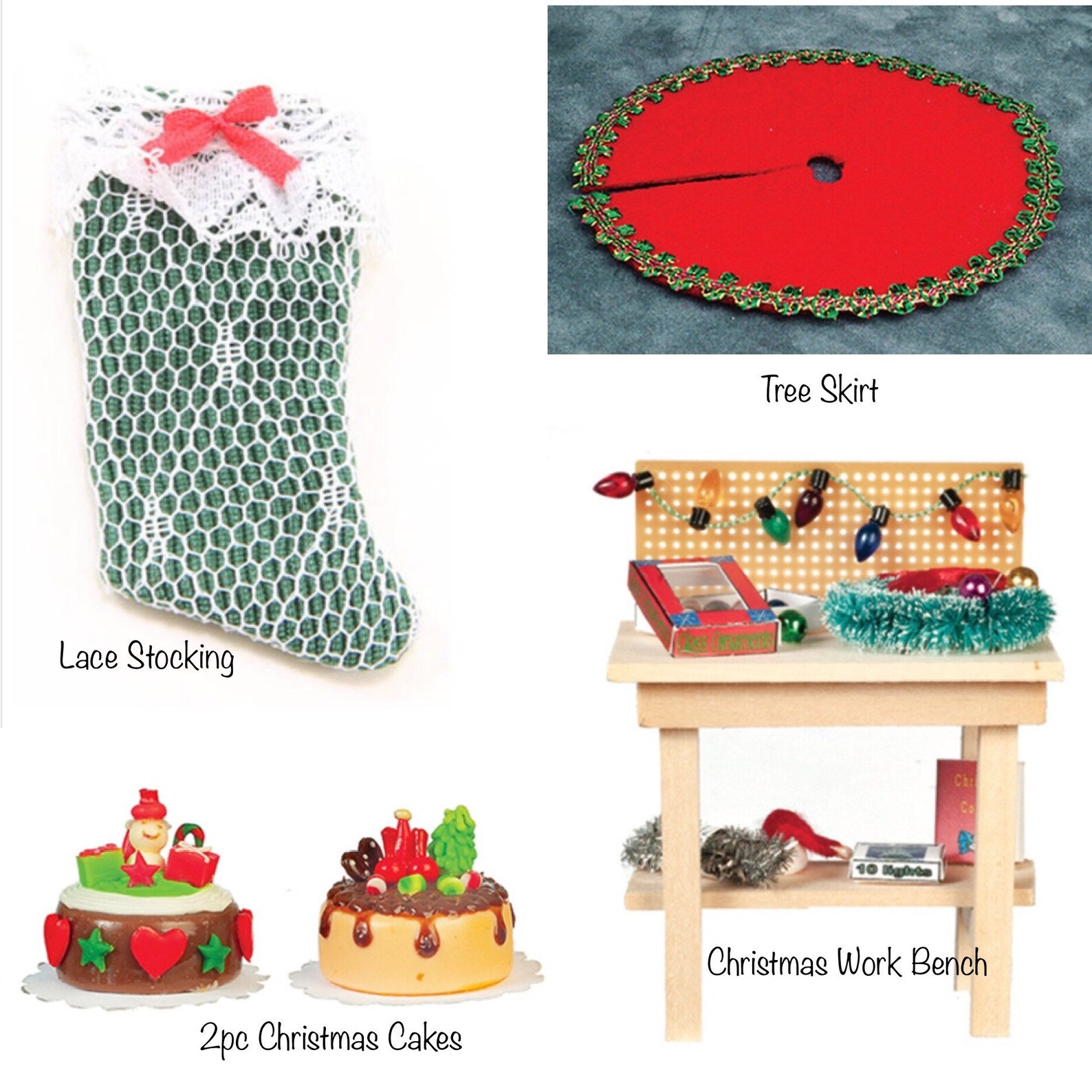 Miniature Dollhouse Christmas I Assorted Miniature Christmas ...