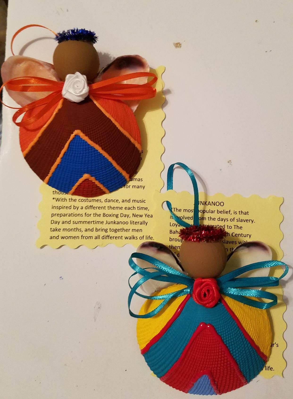 Bahamas Junkanoo Angel Junkanoo Seashell Angel Shell Angel | Etsy