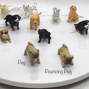Miniature Family Dogs I MORE Dollhouse Miniature Pets I Miniature Furry ...