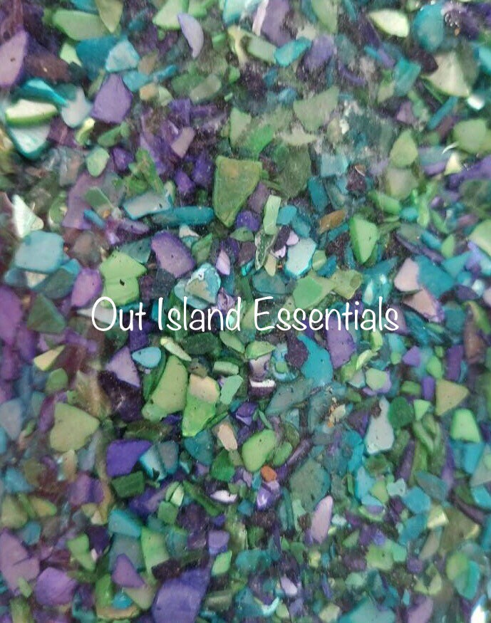 1 Cup Blue Crushed Abalone Shells I Crushed Shells I Crushed - Etsy