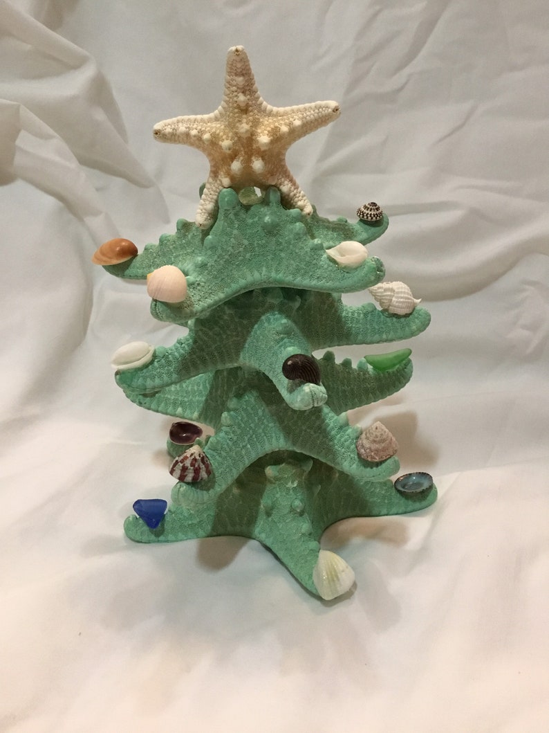 Starfish Christmas Tree Decoration I Jingle Bell Starfish - Etsy
