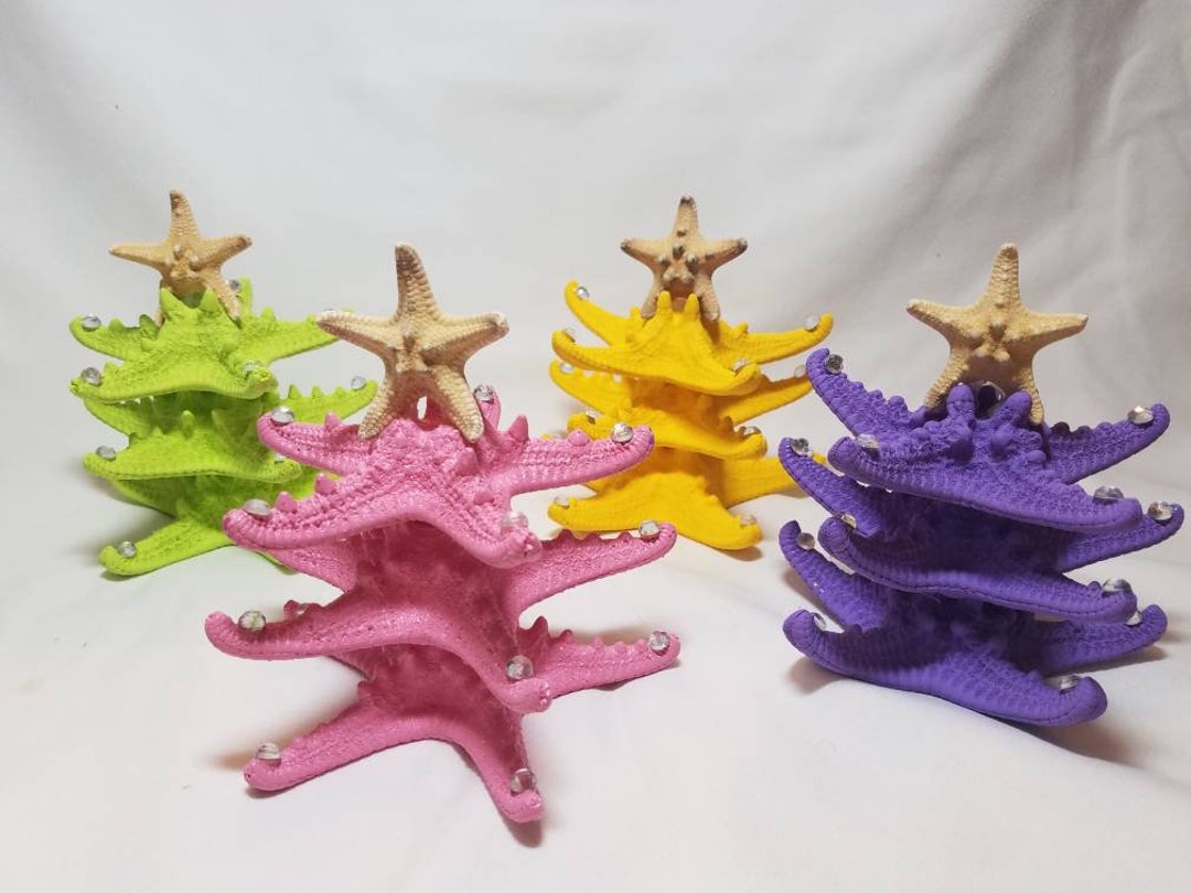 Starfish Christmas Tree Decoration, Seasshell Starfish Christmas Tree ...