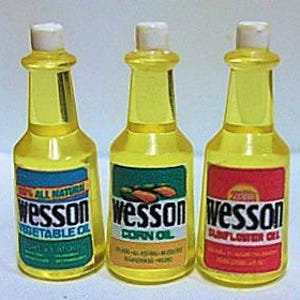Miniature Bottle of Cooking Oil I Miniature Cooking Oil I 1:12 Scale ...