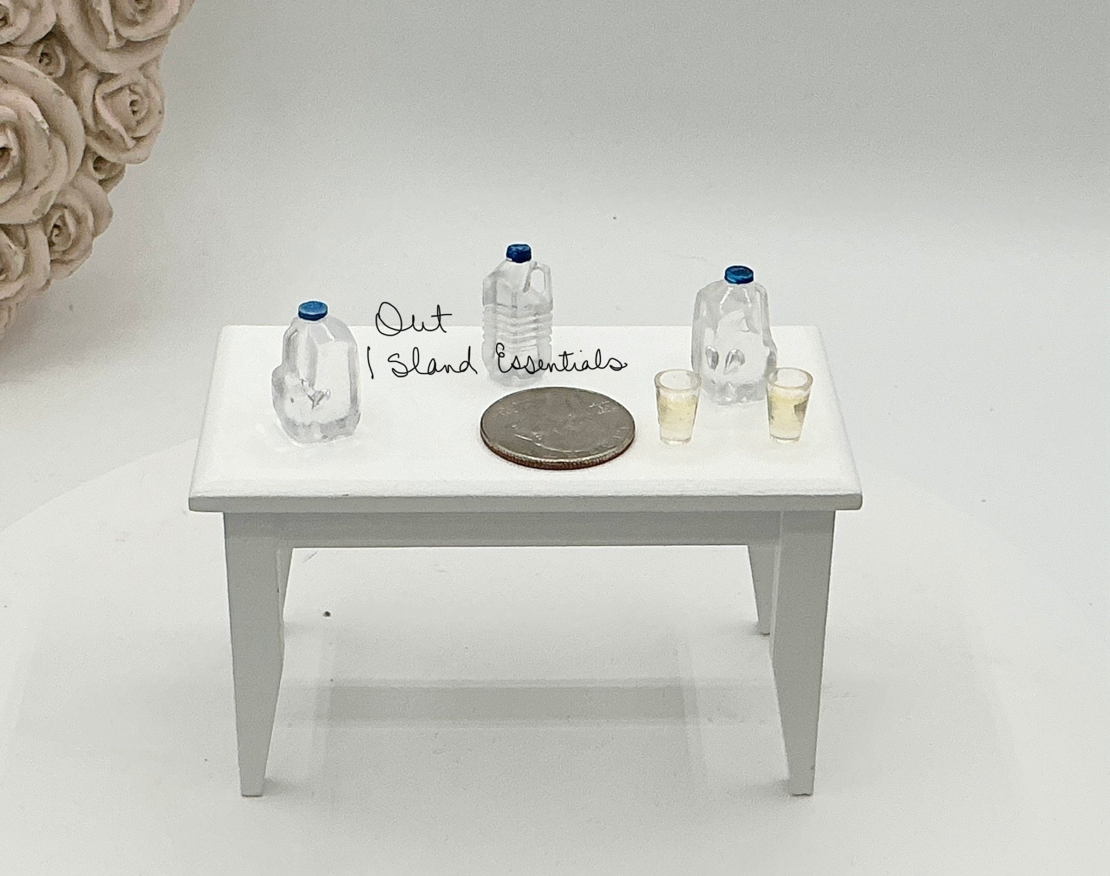 Miniature Bottle of Water I Miniature Gallon or Half Gallon of Water I ...