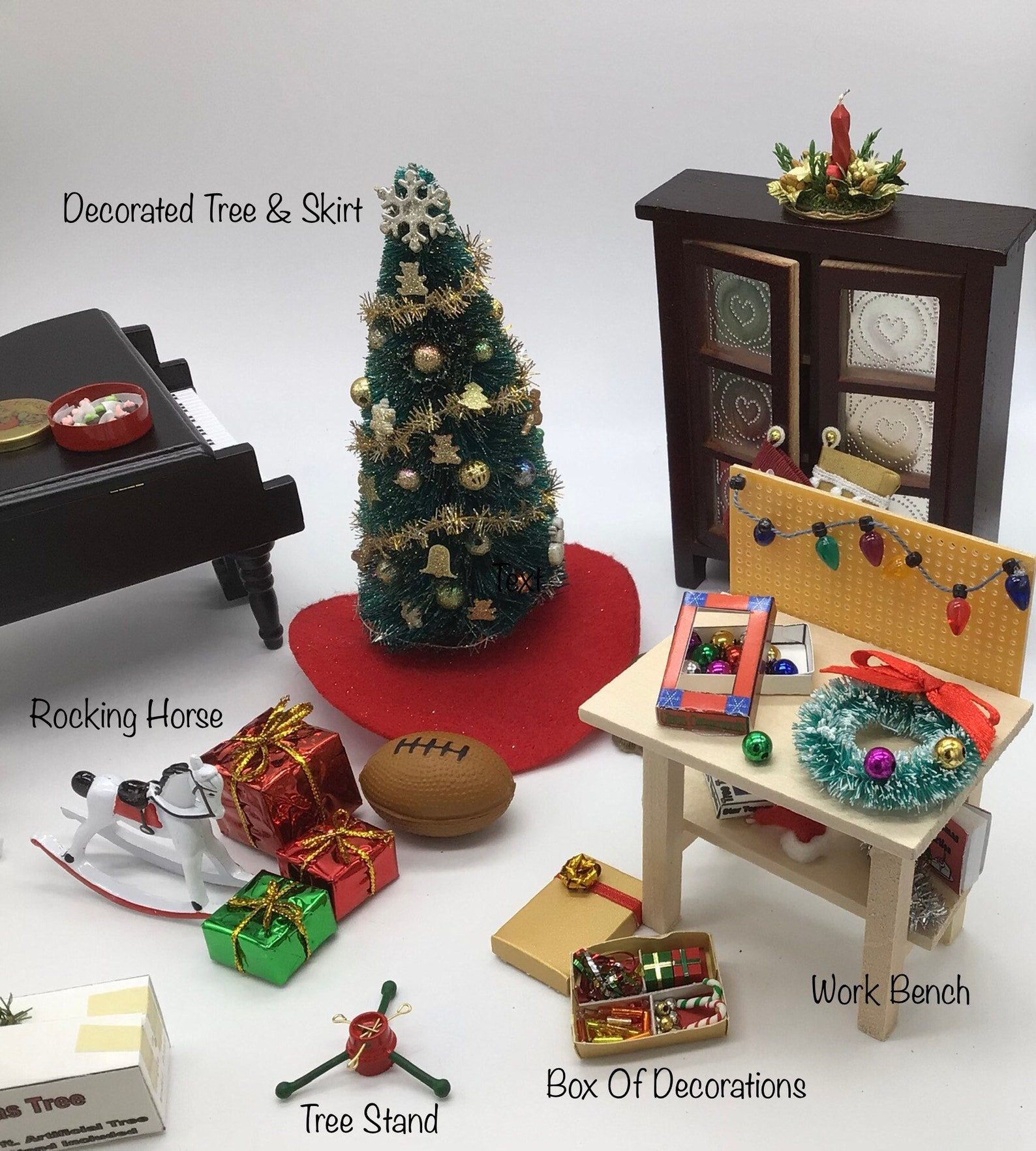Miniature Dollhouse Christmas I Assorted Miniature Christmas - Etsy