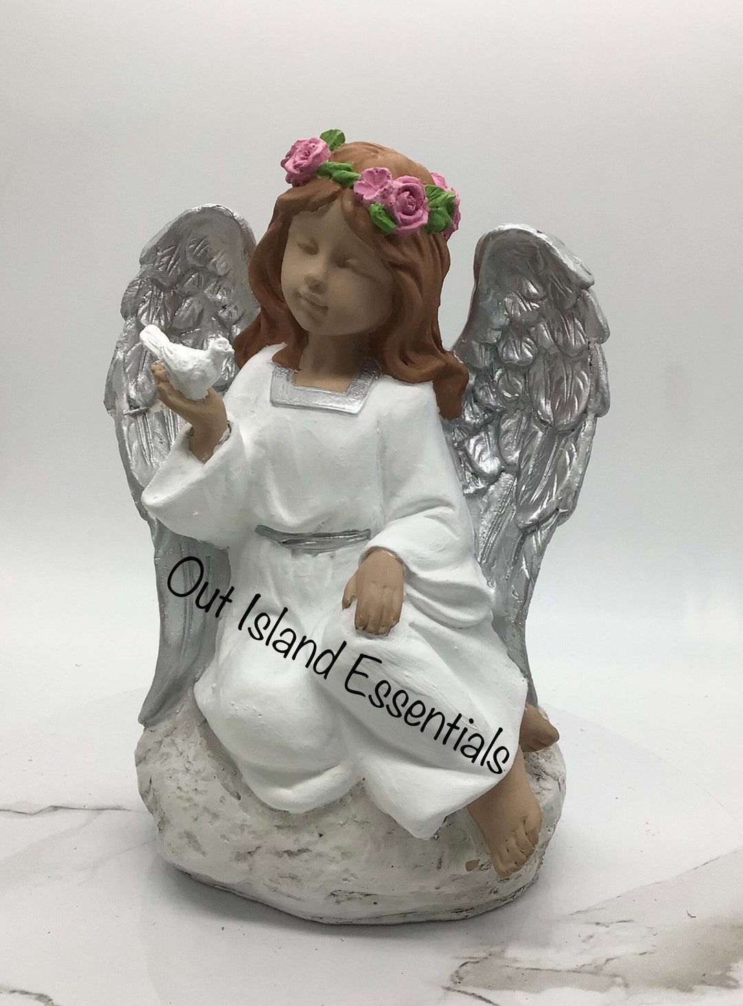 OOAK Brown Angel I White Dove Brown Girl Angel I Little Girl Praying ...