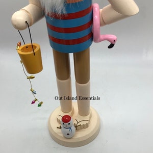 Coastal Nutcracker I Gone Beachin Nutcracker Christmas Statue I Beachy ...