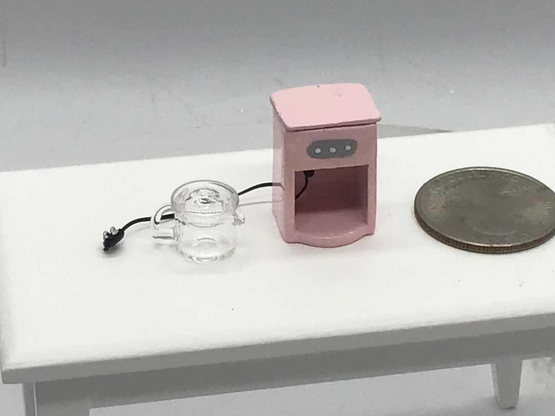 Dollhouse Miniature Coffee Machine I Miniature Doll Hot Coffee Machine ...
