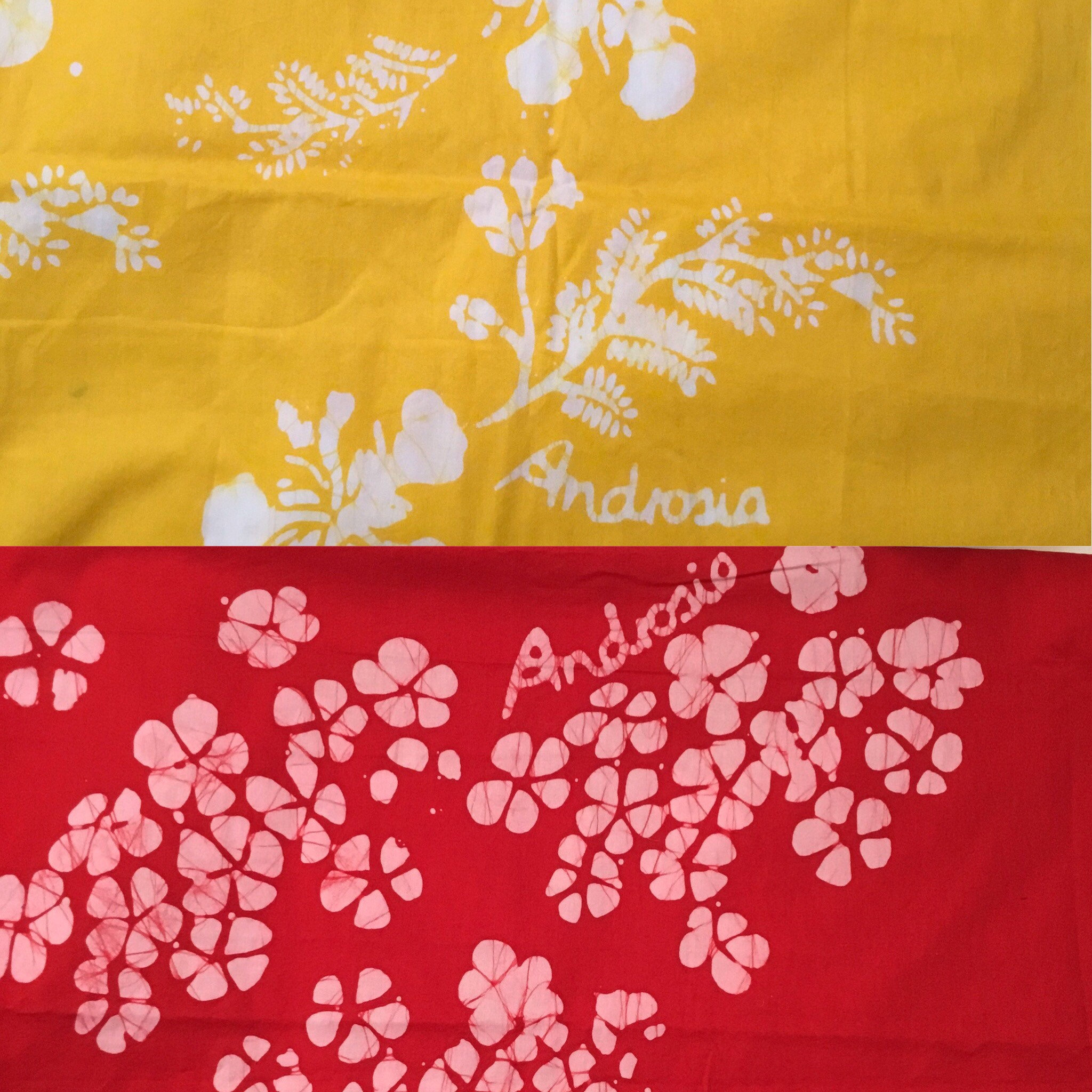 Androsia Fabric I Bahamian Androsia I Hand Dyed Batik Fabric I Batik ...