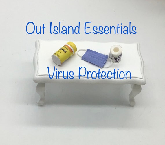 Miniature Dollhouse Masks I Dollhouse Miniature Protection Kit - Etsy