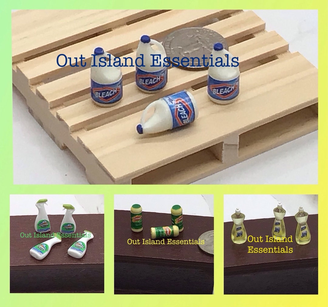 Miniature Cleaning Supplies I Miniature 1:12 Scale Home Cleaning ...