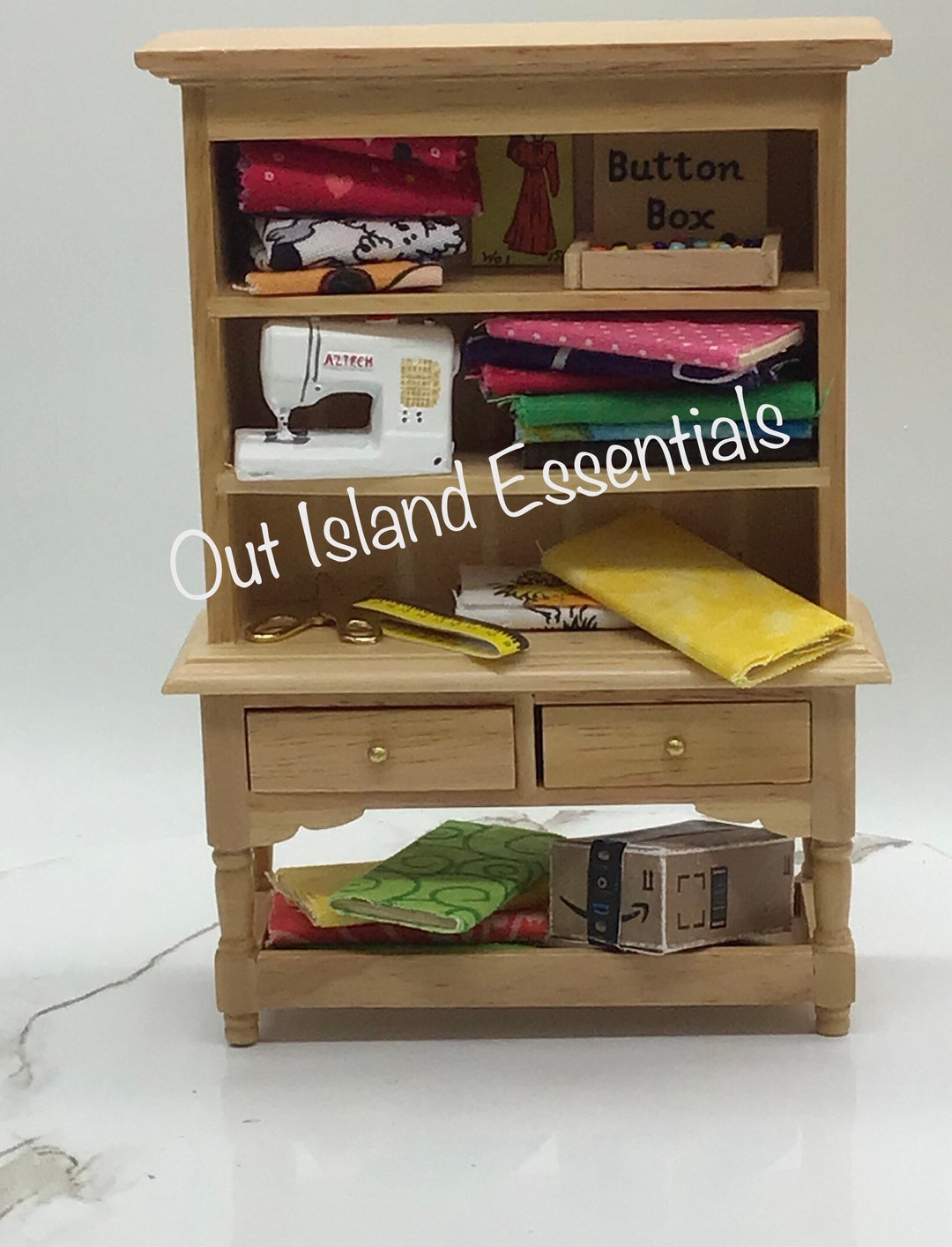 Miniature Sewing Machine ONLY I Dollhouse Miniature Sewing I Miniature ...