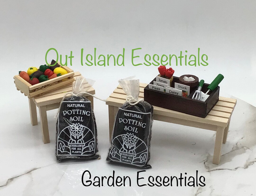 Dollhouse Gardening Essentials I Dollhouse Vegetable Garden Essentials ...