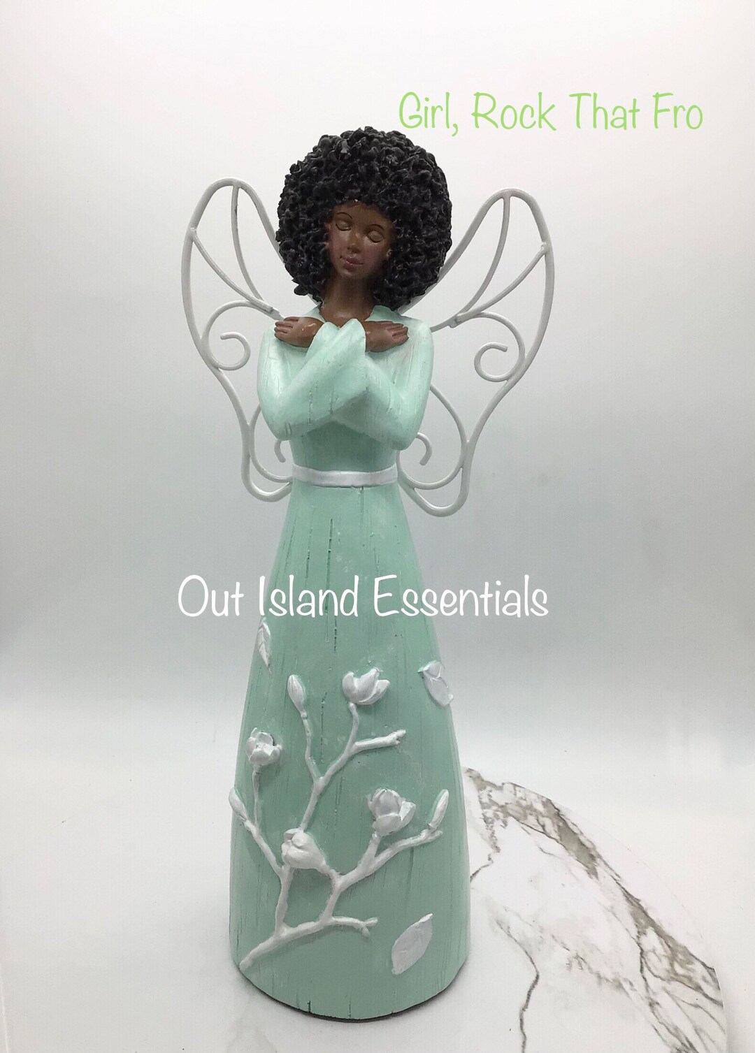 Brown Angel I Brown Girl Coastal Angel I Afro Angel I African Angel I ...