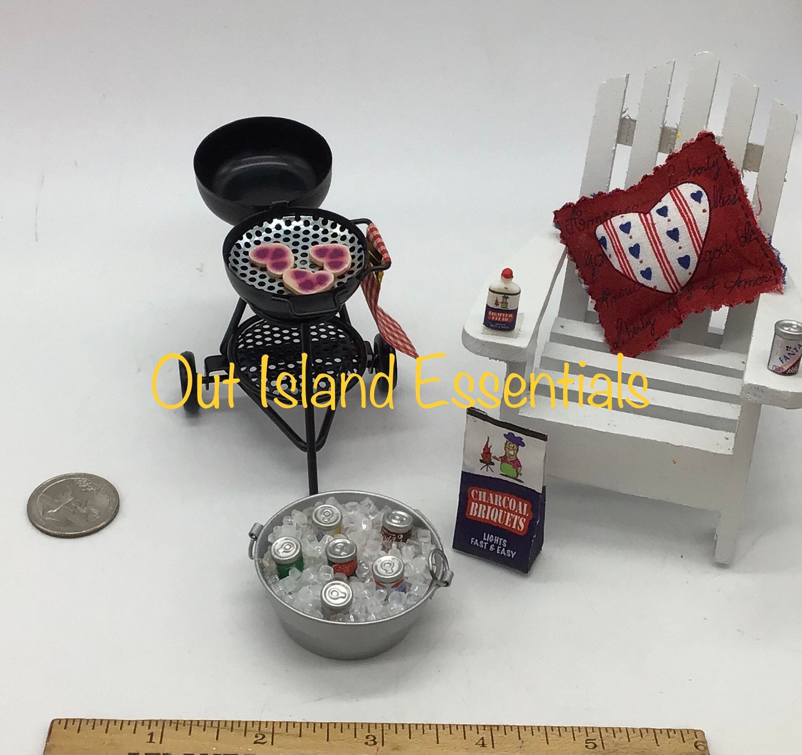 Dollhouse Miniature BBQ Grill I Miniature Doll Grill I - Etsy