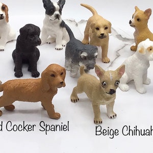 One Miniature Family Dogs I Dollhouse Miniature Pet I Miniature Furry ...