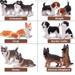 One Miniature Family Dogs I Dollhouse Miniature Pet I Miniature Furry ...
