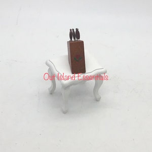 Miniature Knife Block I Dollhouse Knives I Miniature Doll Kitchen ...
