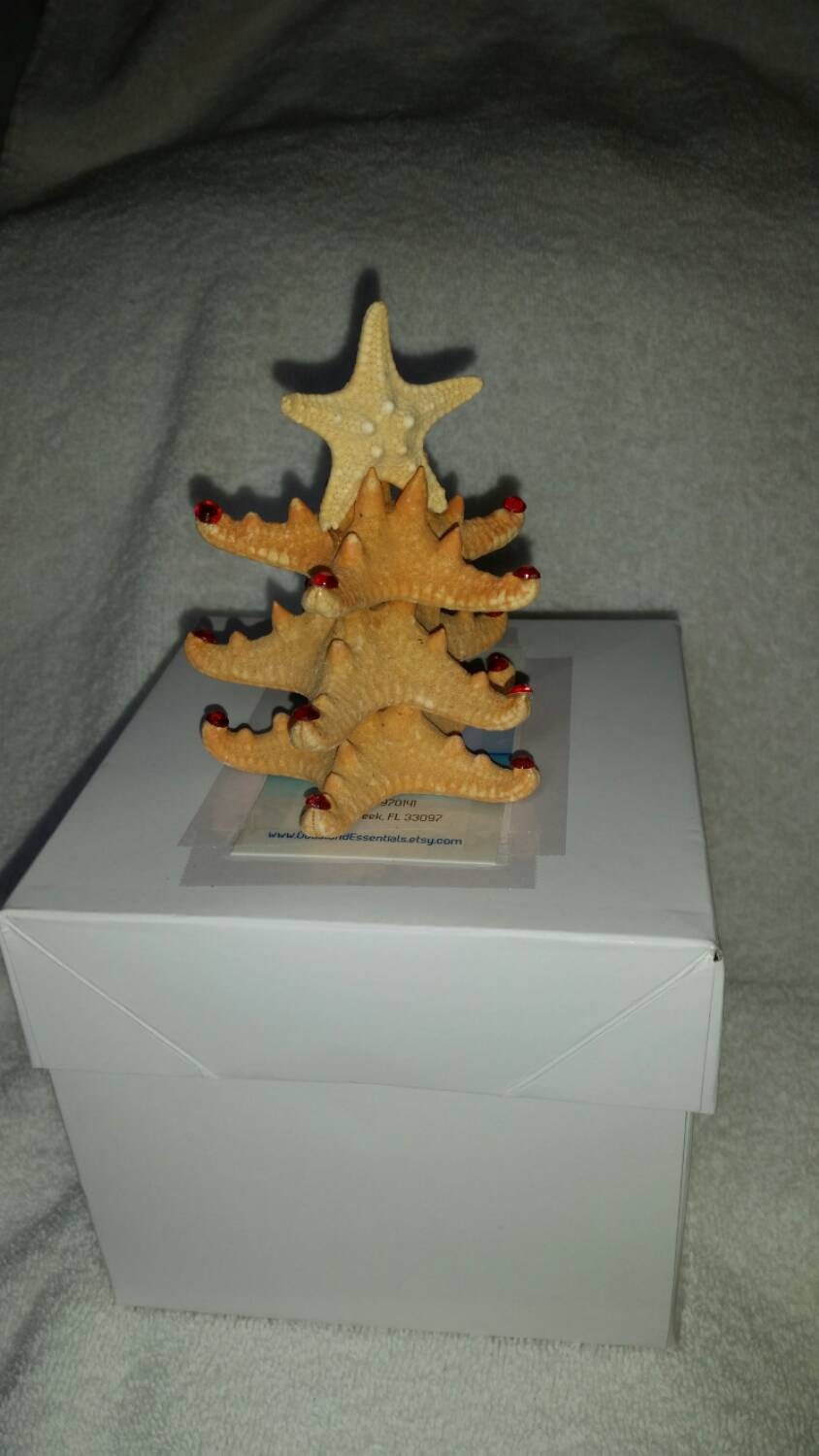 Starfish Christmas Tree Decoration Rhinestone Starfish - Etsy